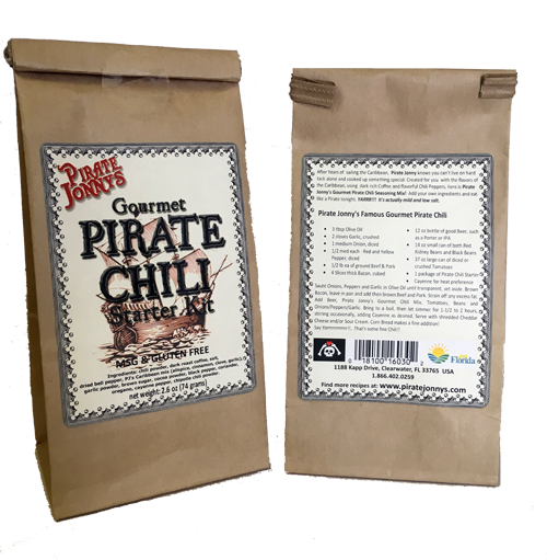 Chili Starter Kit, Mild Chili, Best Chili Recipe, – Pirate Jonny's Rubs ...
